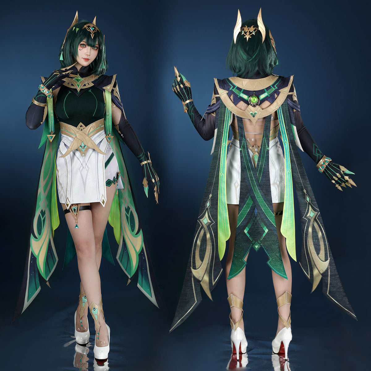 Game Genshin Impact Nefer Full Set Top Cosplay Costumes – coscrew
