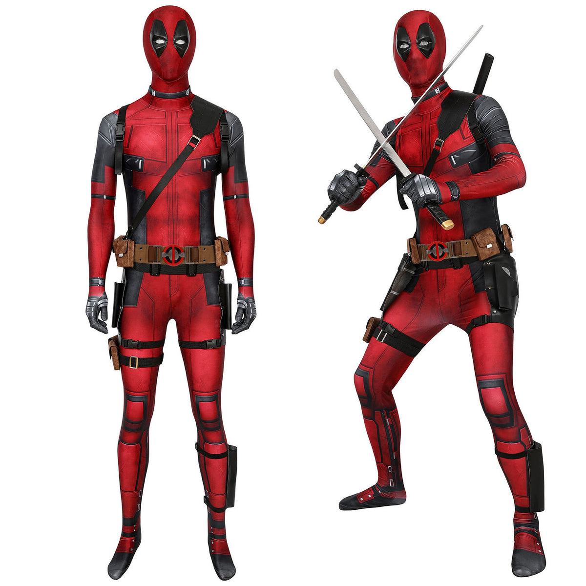 X-men Deadpool Wade Winston Male Jumpsuit Full Set Cosplay Costumes ...