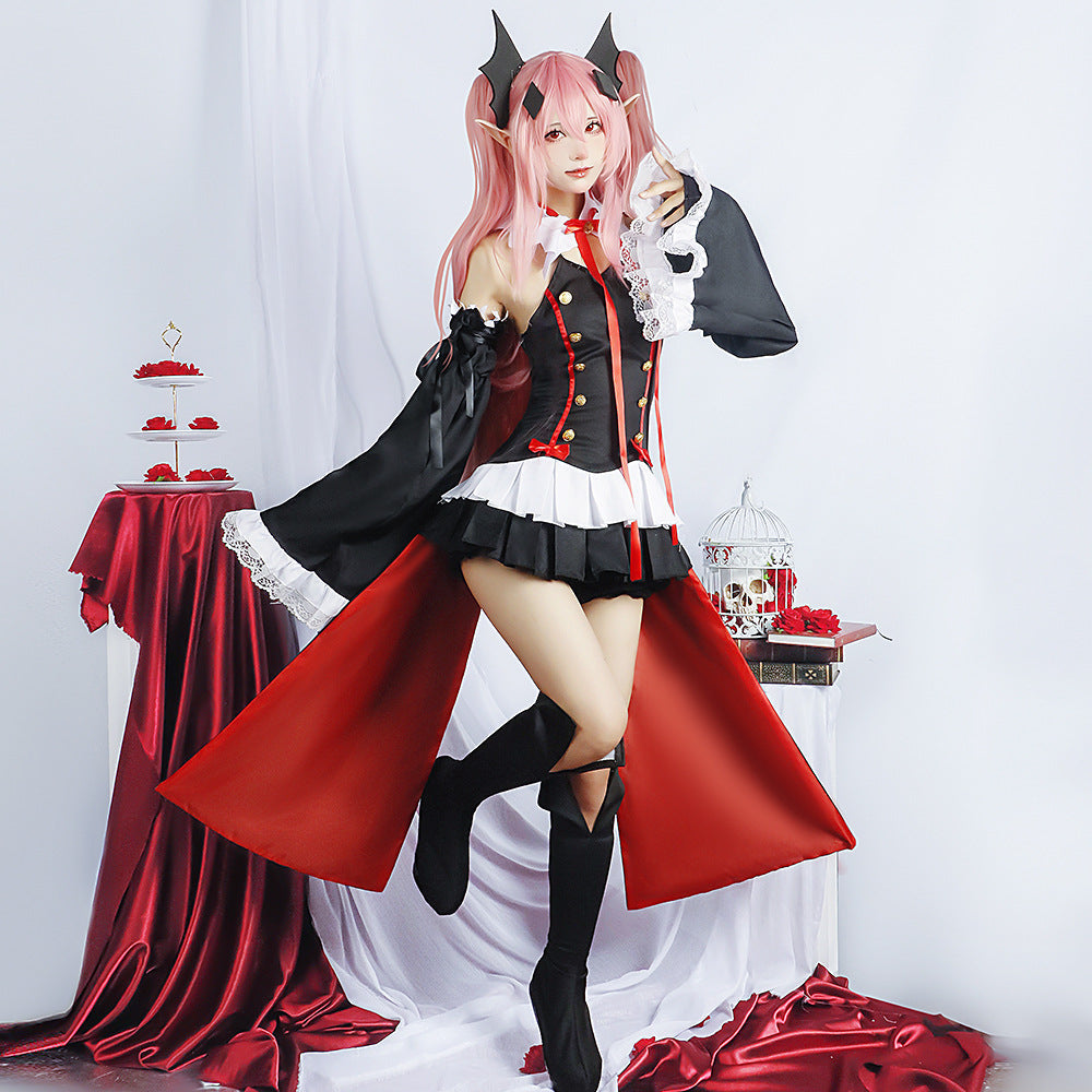 Seraph of the End Krul Tepes Female Adult Cosplay Costume - Cosplay ...