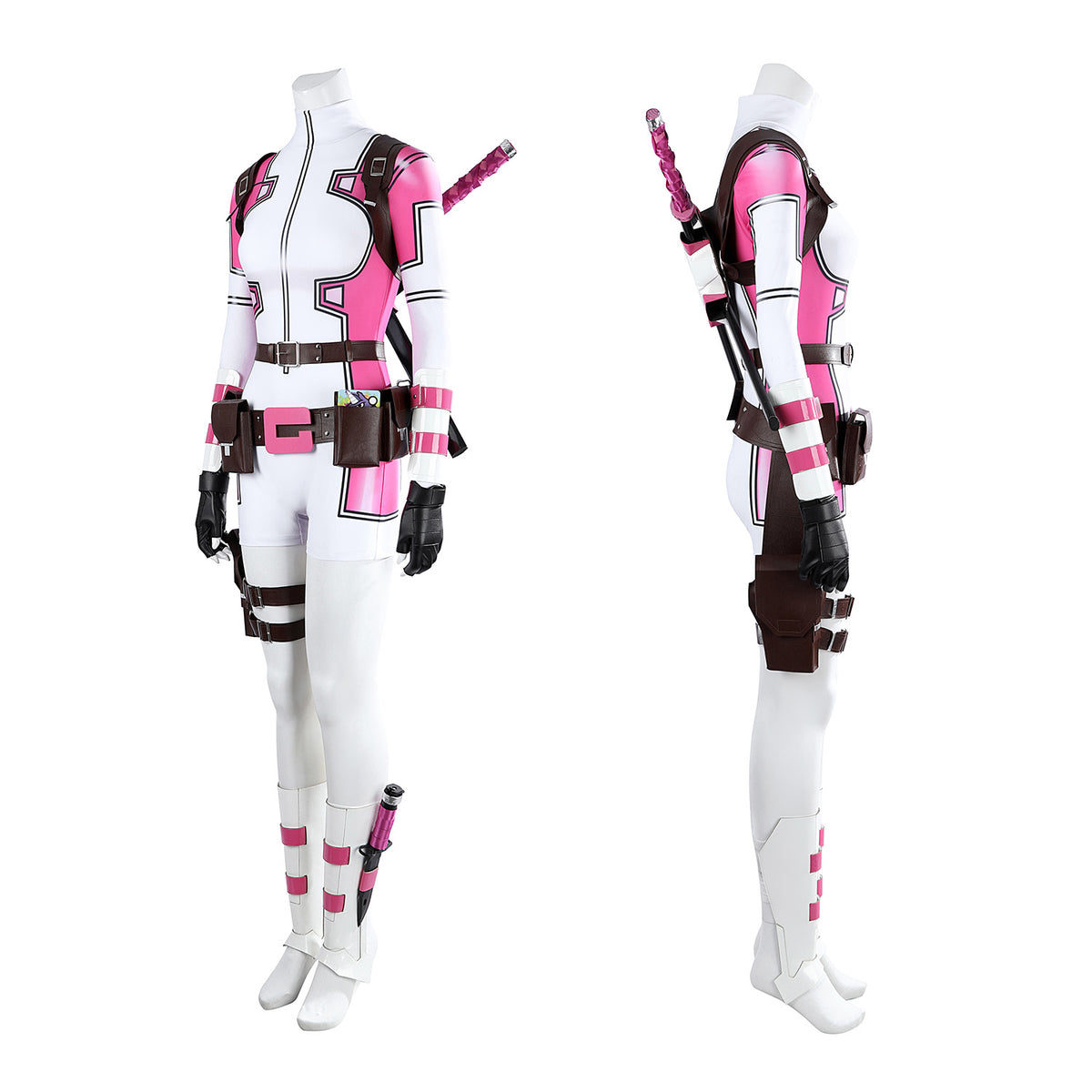 Fortnite Gwenpool Deadpool & Wolverine Female Suit Cosplay Costumes ...