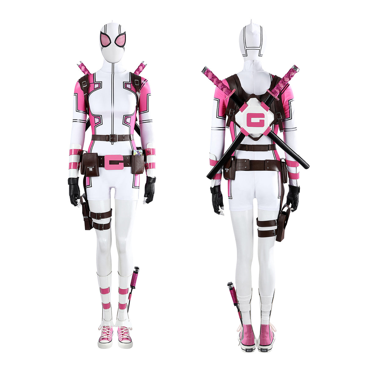 Fortnite Gwenpool Deadpool & Wolverine Female Suit Cosplay Costumes ...
