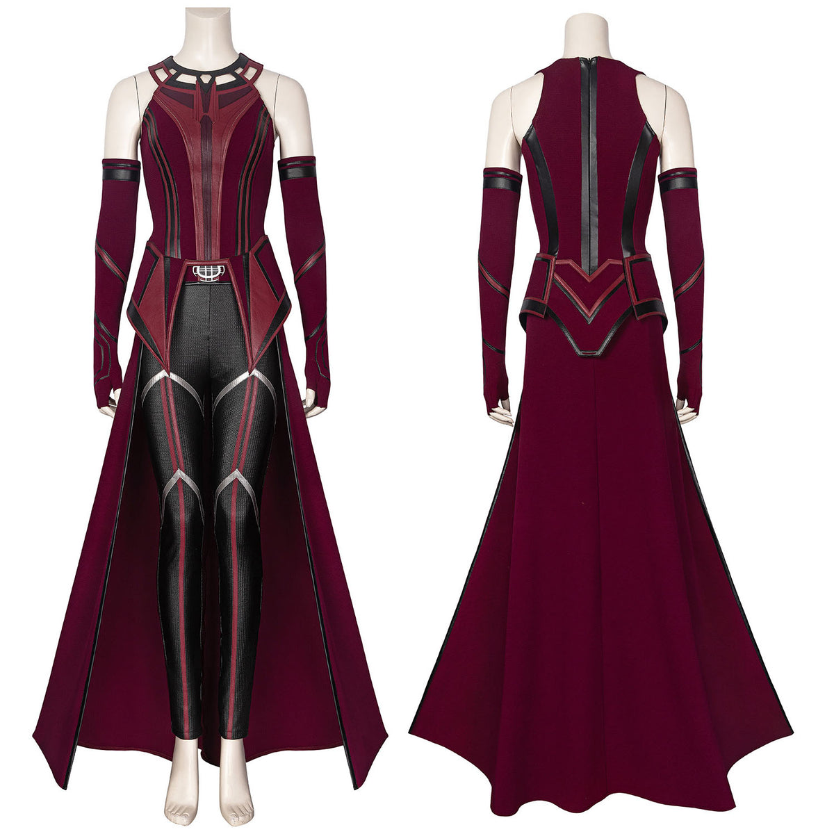 Wanda Vision Scarlet Witch Wanda Female Fullset Cosplay Costumes – coscrew