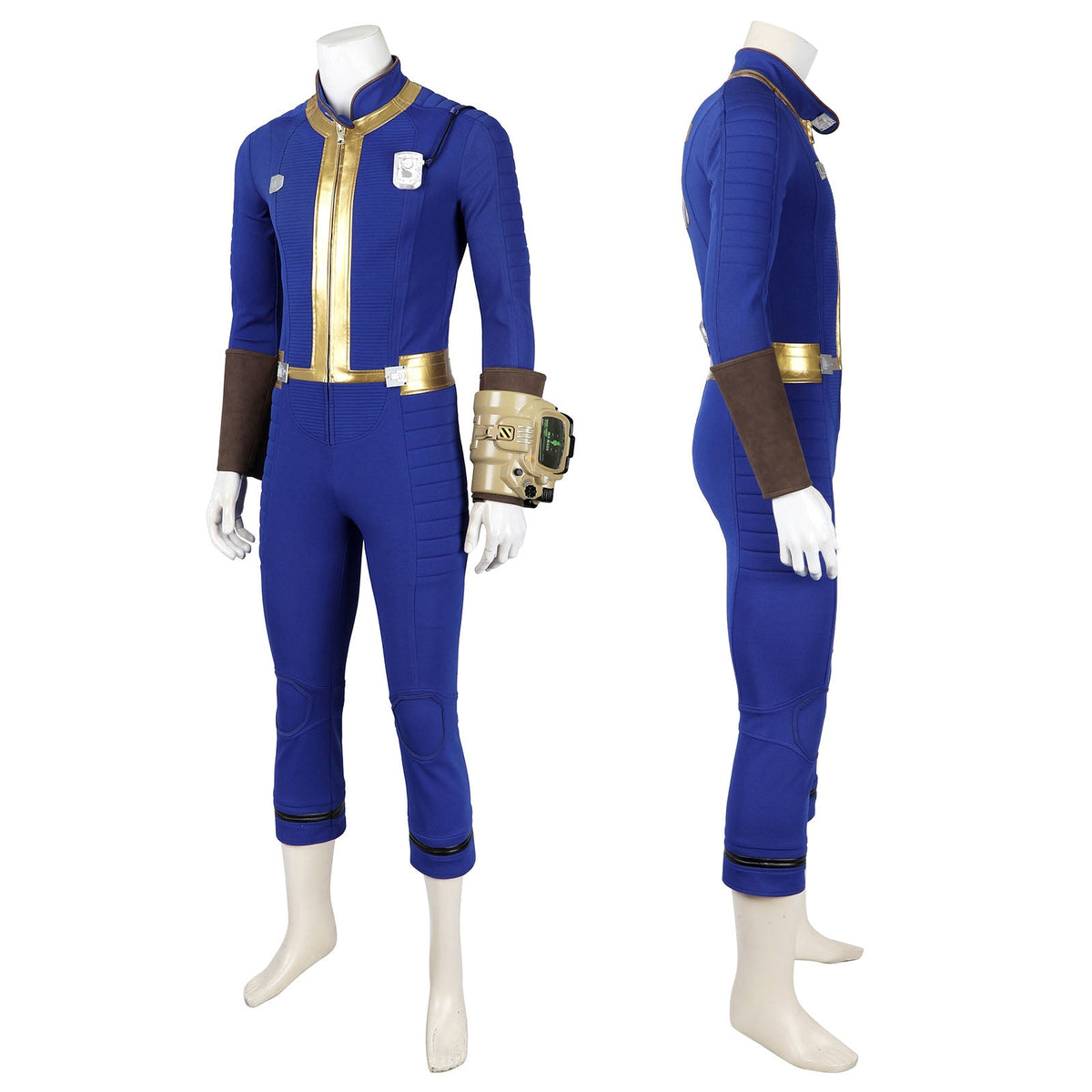 Game Fallout 4 Vault No. 75 Sheltersuit Male Full Set Cosplay Costumes ...
