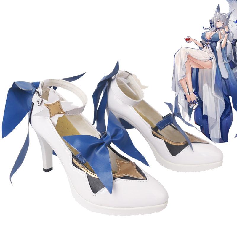 Azur Lane Shinano Dreams of the Hazy Moon Anime Game Cosplay Shoes ...